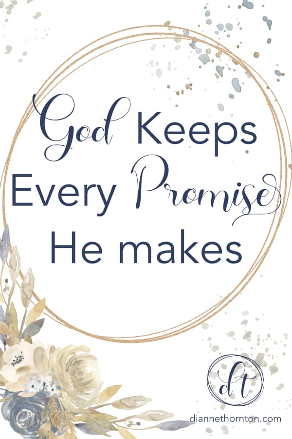 God Keeps Every Promise He Makes - Dianne Thornton